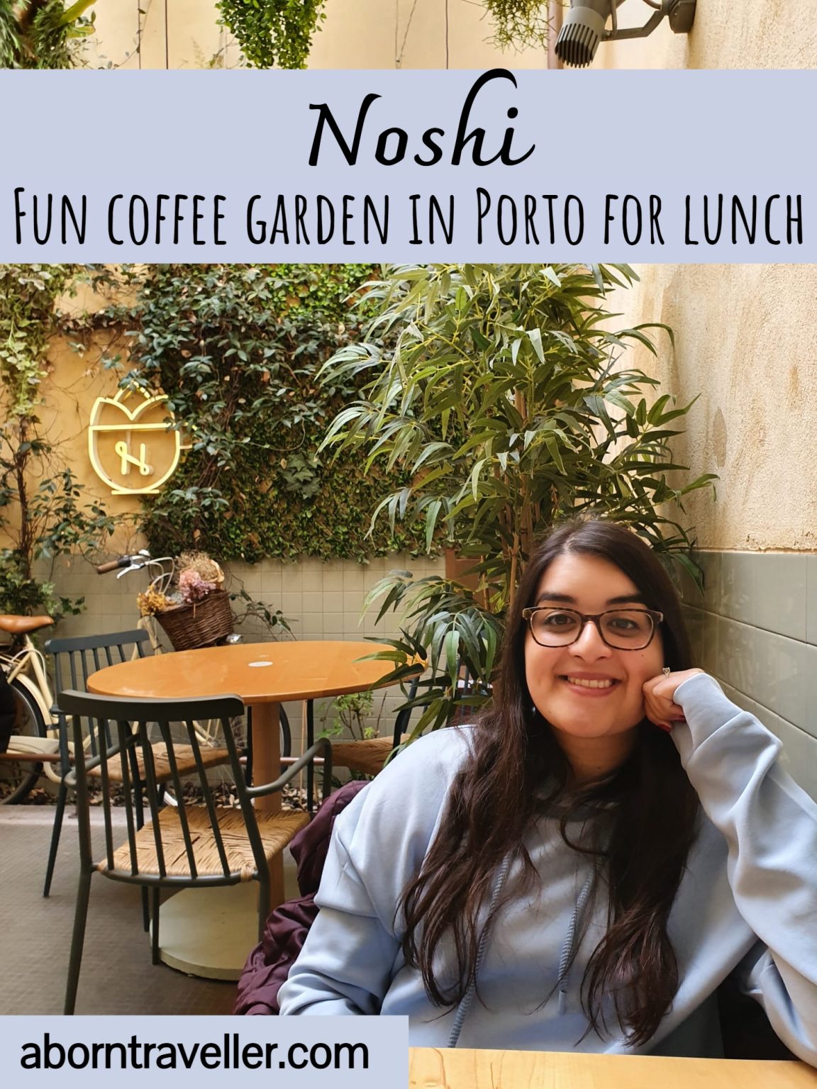 Noshi: Fun coffee garden in Porto for brunch - A Born Traveller